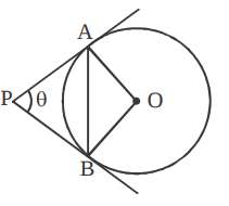 Prove that the angle between the two tangents drawn from an external ...