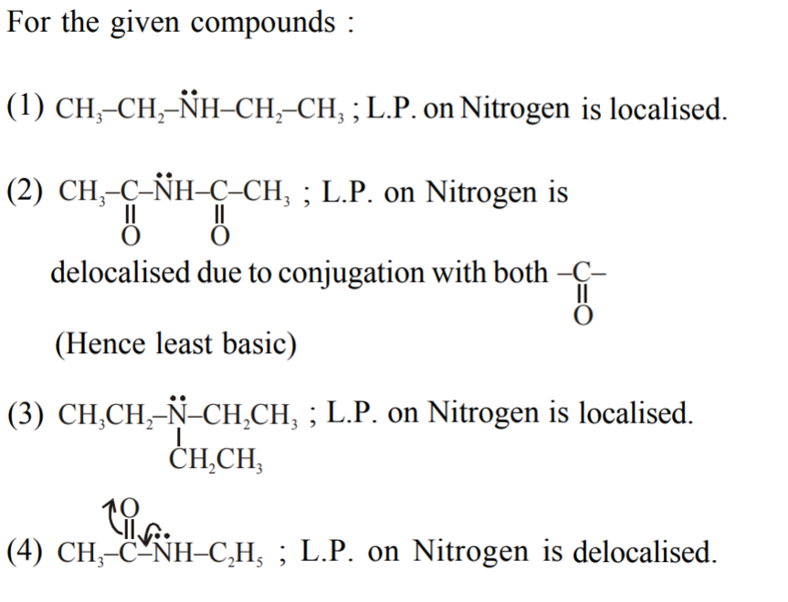 Which of the folllowing is least basic?Option: 1