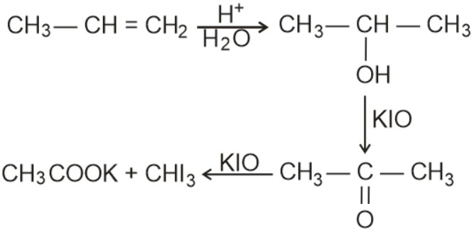 In the following sequence of reactions,