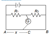 In the shown arrangement of the experiment of a meter bridge, if AC ...