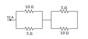 Four resistances carrying a current shown in Figure are immersed in a ...